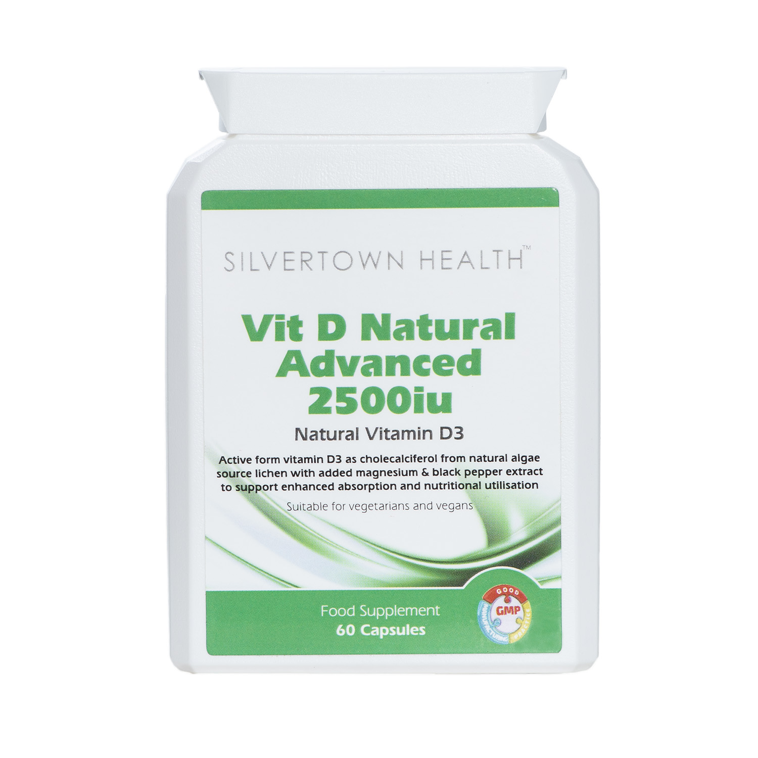Vitamin D Natural Advanced 2500iu - www.silvertownhealth.co.uk