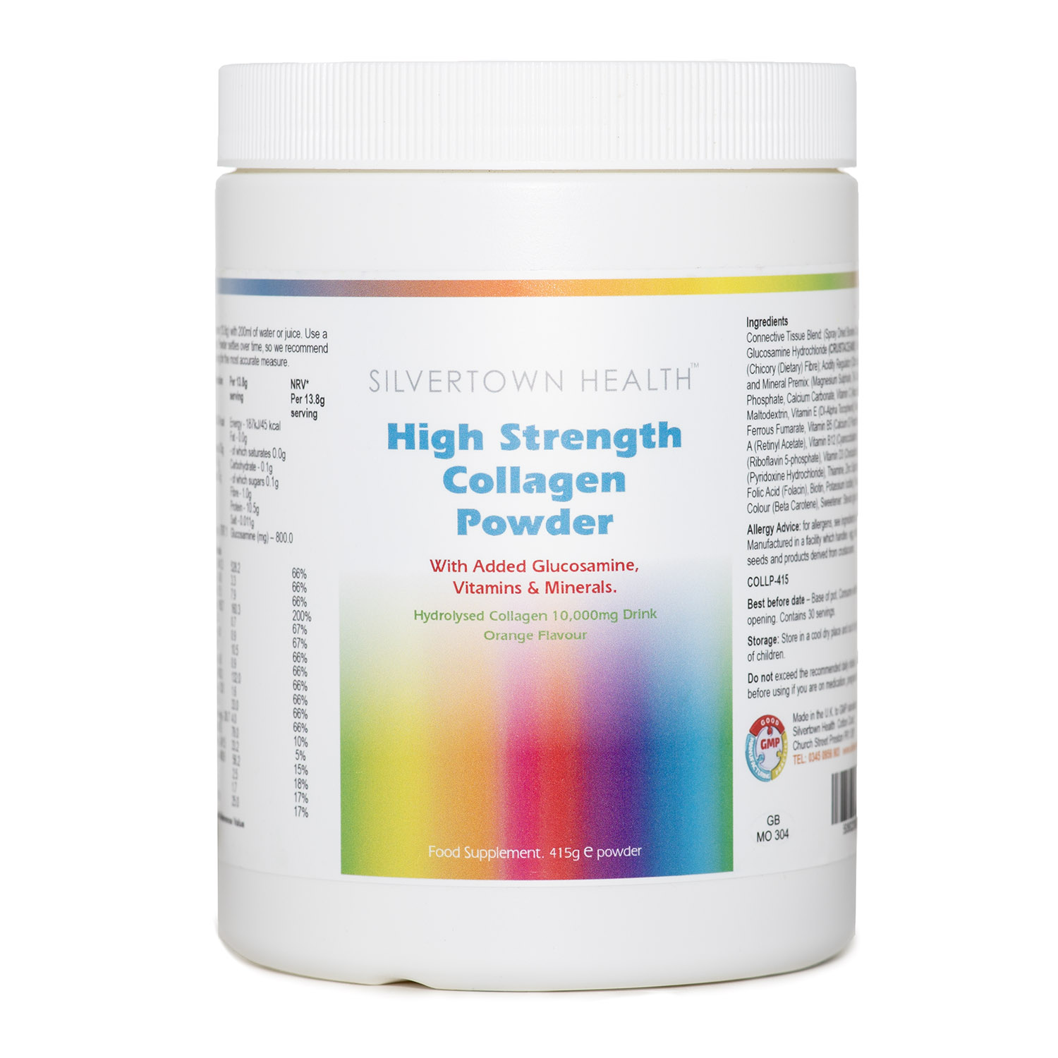 High Strength Collagen Powder - 10,000mg - www.silvertownhealth.co.uk